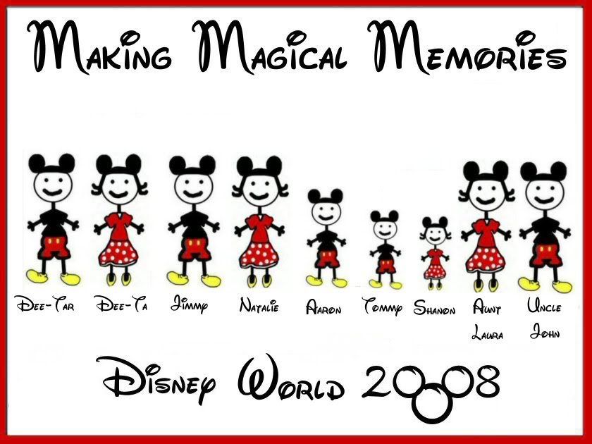 Michelle, could you do a mickey stick figure family for me? | The DIS ...