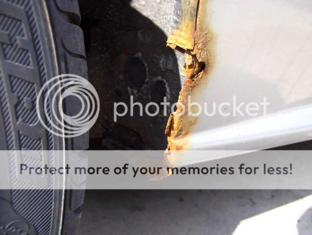 rocker panel and quarter panel rust fix | Honda Prelude Forum