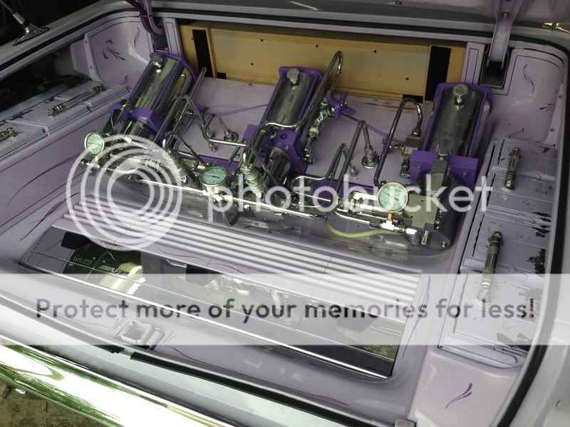 3 pump pro hopper all chrome fittings 4 squares | LayItLow.com Lowrider ...