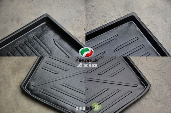 Buy PERODUA AXIA: ORIGINAL ABS Rubber Anti Non Slip Rear Trunk Boot ...