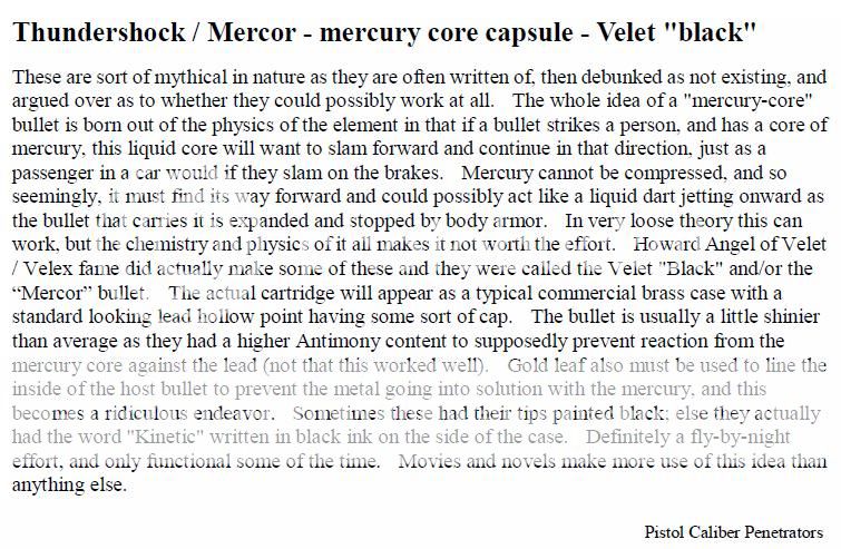 Mercury tipped bullets - AR15.COM